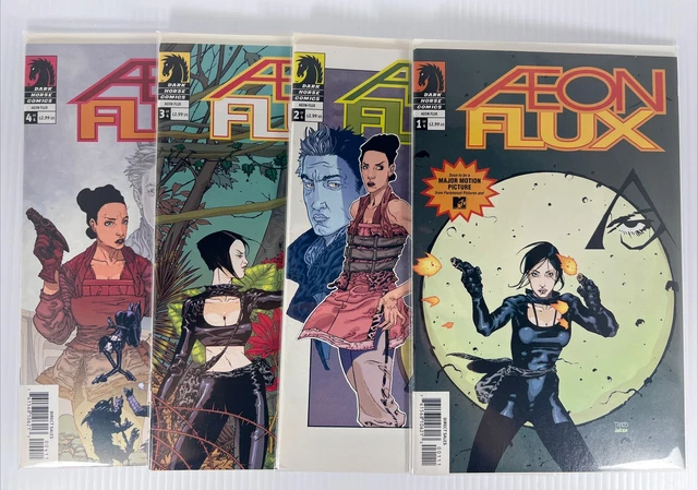 AEON FLUX #1-4 First Appearance Complete Set Dark Horse 2005 Timothy ...