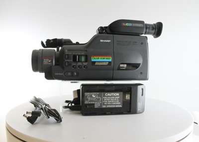 VINTAGE SHARP VHS-C HQ Camcorder with Colour Viewfinder (VL-C7950H) £ ...