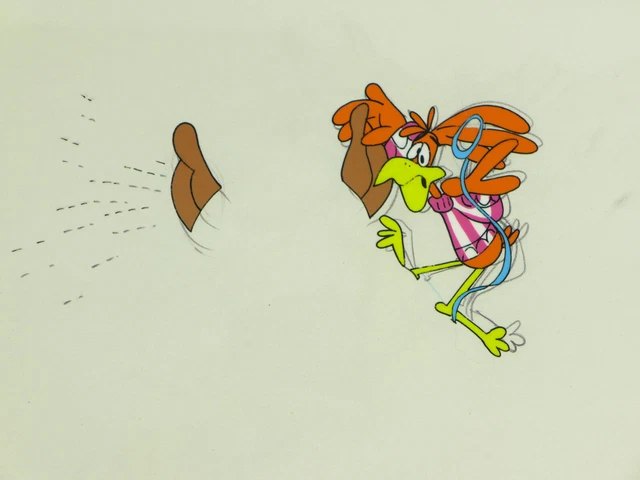 ANIMATED ANIMATION CEL Sonny Cocoa Puffs Cartoon Cereal commercial 1980 ...