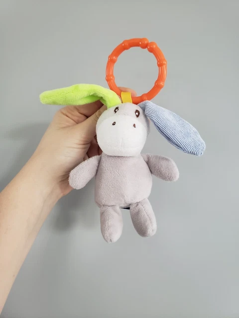 LUPILU LIDL DONKEY pony horse soft toy plush blue Green Rattle £10.00 ...