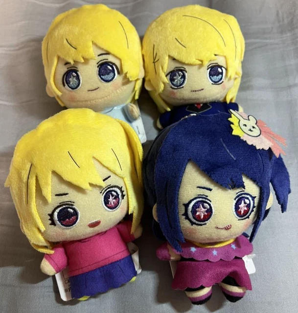 Oshi No Ko Aqua Ruby Ai Hoshino Mascot Plush Doll Vol1 Set Of 4 New 11cm Bandai £8222
