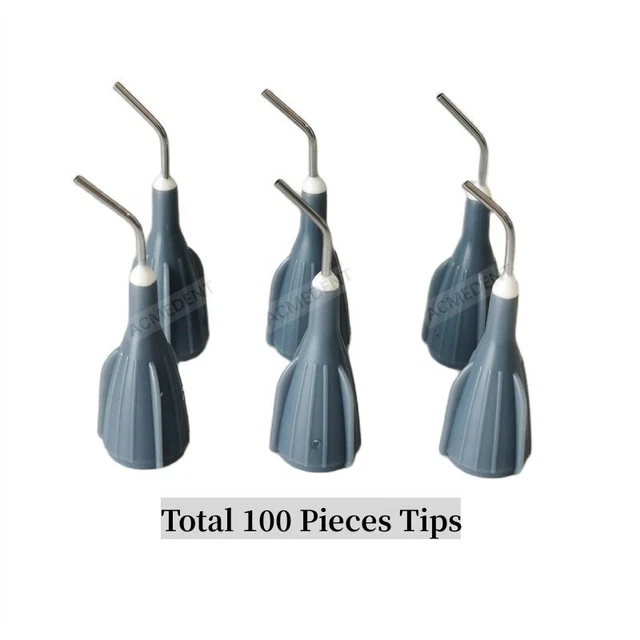 DENTAL DELIVERY TIPS Flow Composite Resin Conveyor Flowable Tip Fits ...