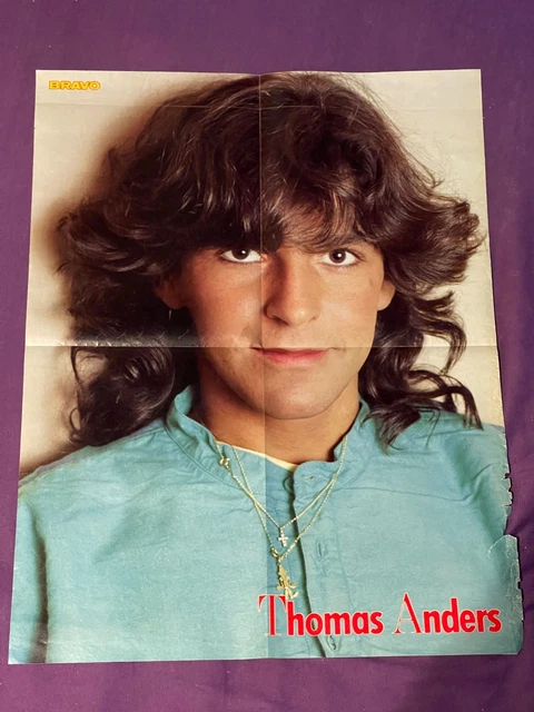 GERMAN VINTAGE ORIGINAL THOMAS ANDERS Rick Springfield Poster 1985 ...