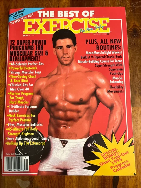 THE BEST OF EXERCISE FOR MEN ONLY bodybuilding muscle magazine 11-94 ...