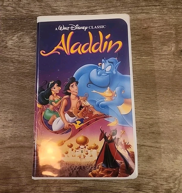 ALADDIN WALT DISNEY Classic Black Diamond Edition Clamshell VHS 1992 £ ...