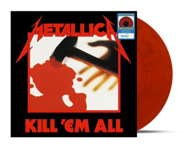 METALLICA - KILL 'Em All - Blood Red Coloured 12" Vinyl Lp Record ...