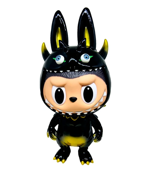 HOW2WORK KASING LUNG x T9G Labubu Rangeas SS Sofubi Figure Black / Gold ...