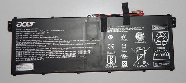 ORIGINAL AKKU BATTERY Accu aus acer Aspire 3 A315-54 N19C1 EUR 13,95 ...