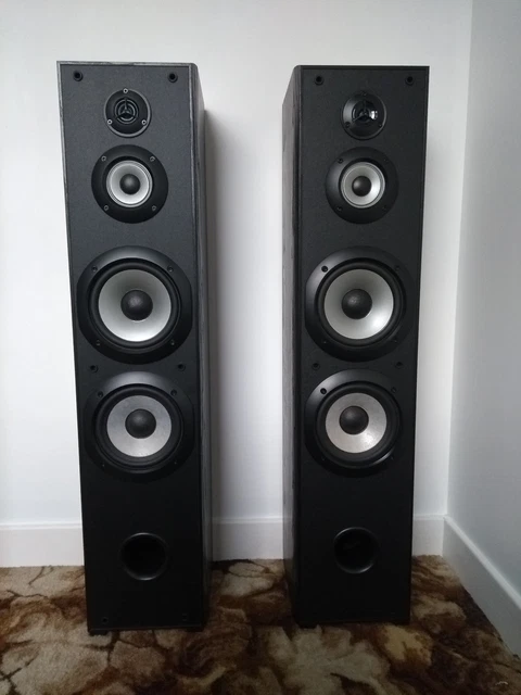 PAIR OF SONY Ss-F6000P Floor Standing 4-Way Speakers - Black £180.00 ...