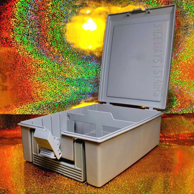 RUBBERMAID CASSETTE TAPE CARRY CASE vintage media storage box 1988 ...