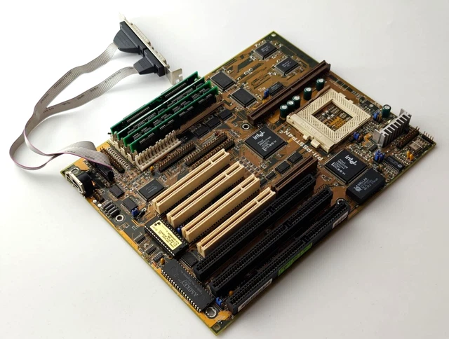 SOCKET 7 ASUS P/I-P55TP4N rev 1.01 AT + I/O port + 24 MB RAM $126.24 ...