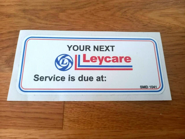 CLASSIC MINI COOPER S BMC Leyland ST Leycare Service Sticker Mpi 1275 ...