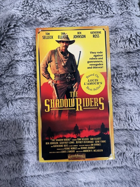 THE SHADOW RIDERS VHS 1992 Sam Elliott Tom Selleck StarMaker Video £1. ...
