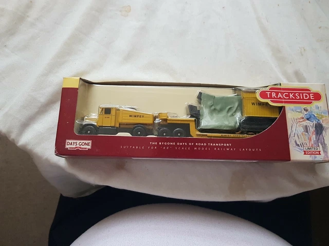 A MODEL DIE Cast Articulated Lorry In Ho Gauge By Trackside Boxed With ...