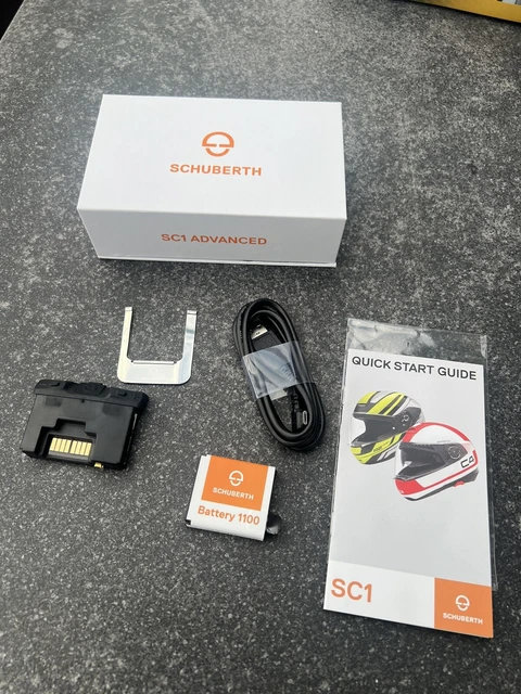 SCHUBERTH SC1 ADVANCED Bluetooth Communication System C4 Pro R2 Cuffie ...