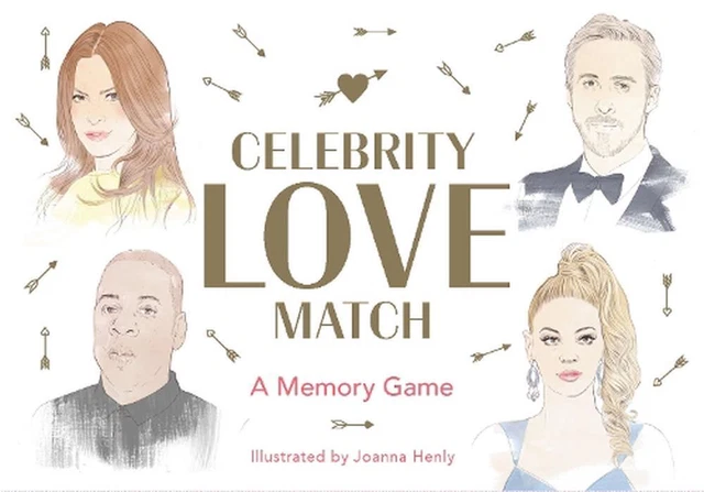 CELEBRITY LOVE MATCH: A Memory Game by Joanna Henley (English) Cards ...