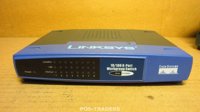 CISCO-LINKSYS EZXS88W V.3 EtherFast 10/100 8-Port Workgroup Switch ...