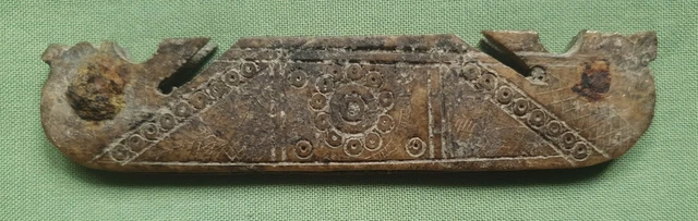 RARE ANGLO SAXON Bovine Bone Comb Handle £130.00 - PicClick UK