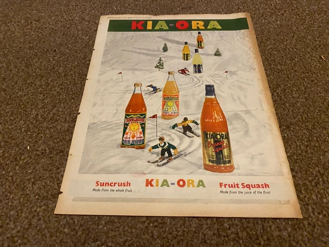 FRAMED ADVERT 14X11 Kia-Ora Fruit Squash.. £19.99 - PicClick UK