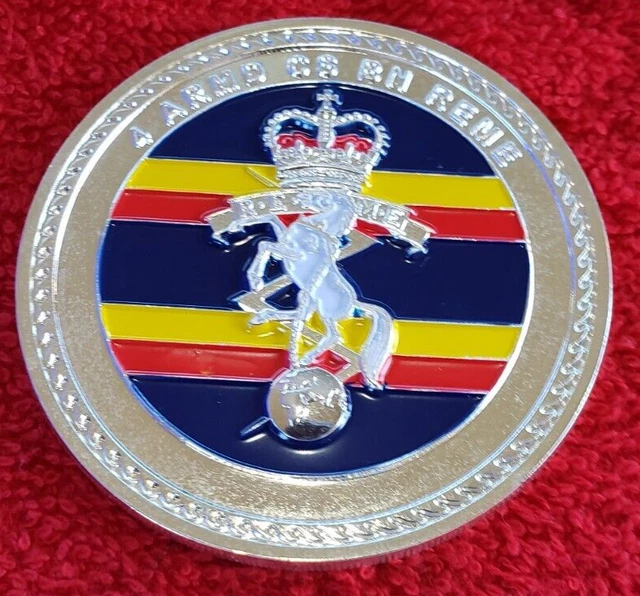 BRITISH ROYAL ARMY 4 Armd Cs Bn Reme Challenge Coin Uscg Army Usmc Us ...