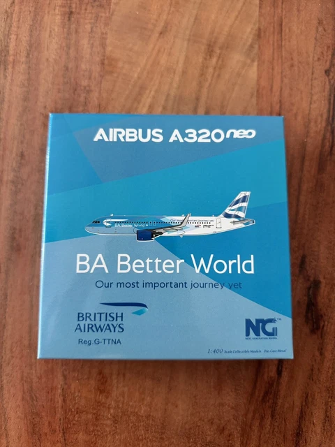 NG MODELS BRITISH Airways a320neo BA Better World EUR 35,00 - PicClick FR