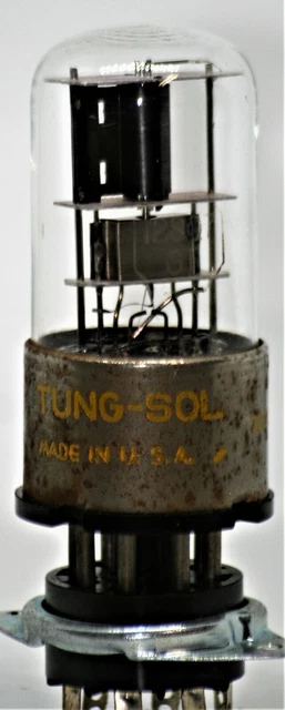 12SQ7 GT VALVOLA TUNG-SOL METAL BASE tube VALVE röhre radio VT-104 ...