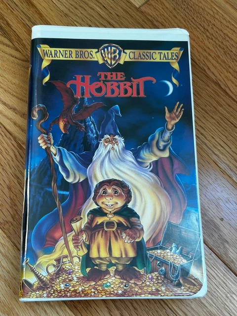 THE HOBBIT VHS Tape 1977 Bass Rankin Animated 70s Film Clamshell Case ...