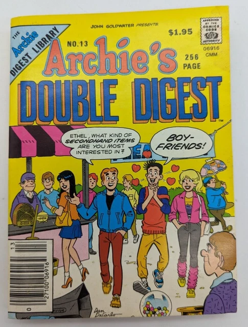 ARCHIE'S DOUBLE DIGEST Magazine #13 Comic 1984 Comedy Humor Flea Market ...