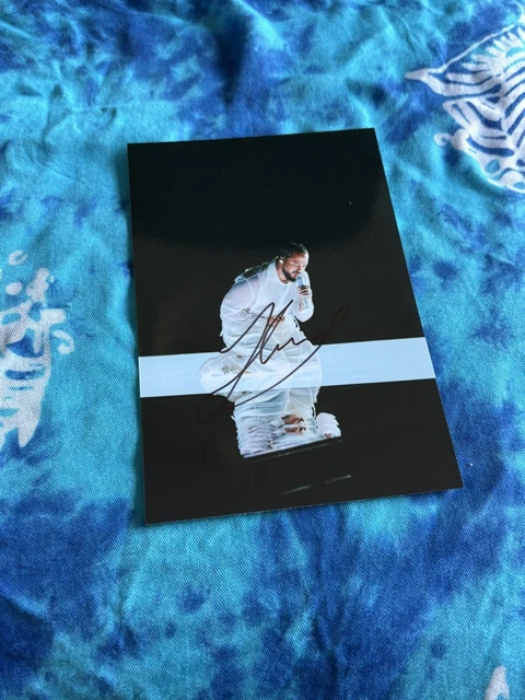 PHOTO DÉDICACÉE AUTOGRAPH Eurovision 2024 France Slimane EUR 10,00 - PicClick FR