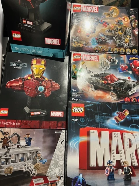 LEGO MARVEL - 6 Sets: 76329, 76332, 76309, 76327, 76321, 76313 $165.50 - PicClick AU