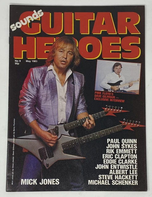 VINTAGE SOUNDS GUITAR HEROES Magazine No May 9 1983 80s Mick Jones Pink Floyd £11.76 - PicClick UK