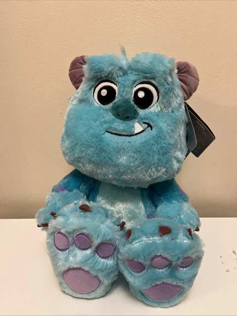 DISNEY PARKS STORE Big Feet Sully 12” Monsters Inc Blue Purple Plush ...