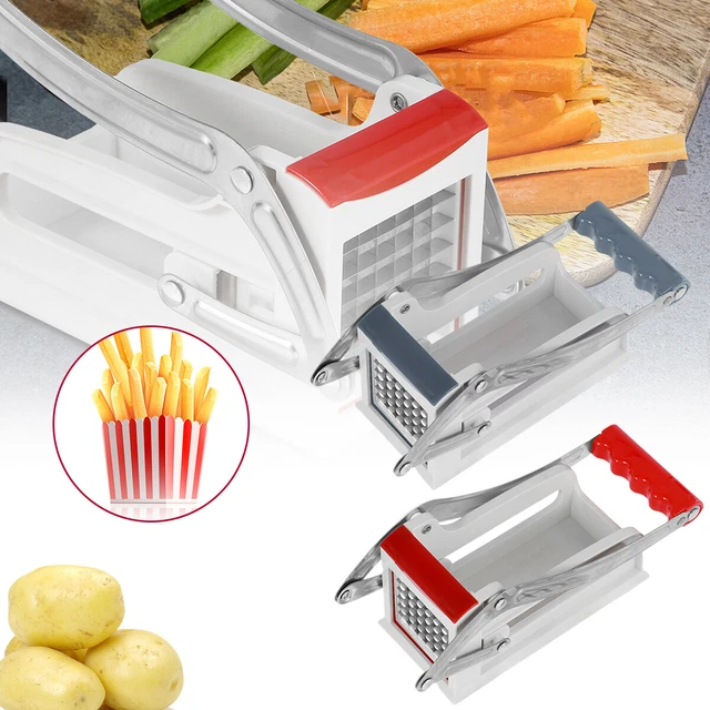 FRENCH FRY CUTTER Potato Chipper Fast Cutting Potato Chip Cutter with ...
