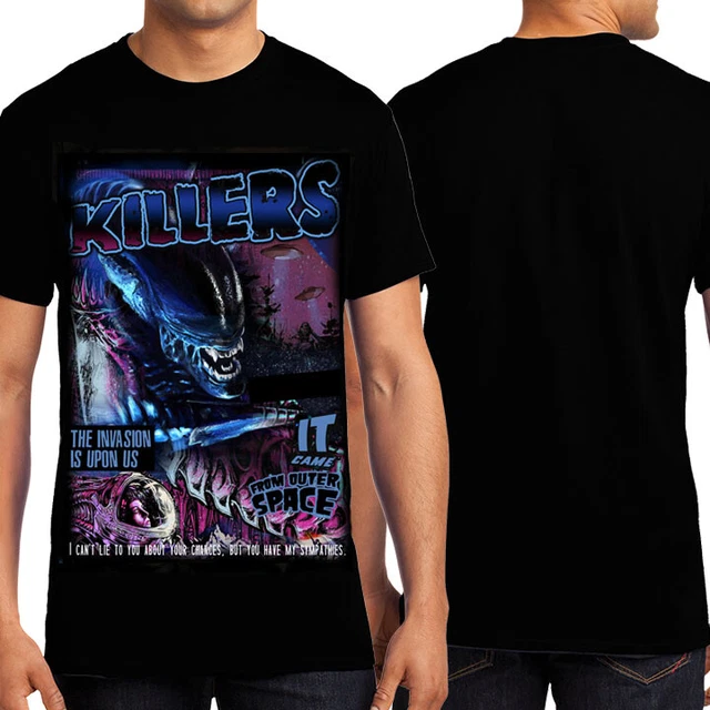 KND OUTER SPACE Alien Queen Xenomorph HR Giger Movie ScFi Mens T-Shirt ...