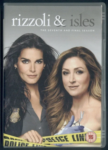 RIZZOLI & ISLES season 7 Angie Harmon Sasha Alexander 3 DVDs 2016 £19.95 - PicClick UK