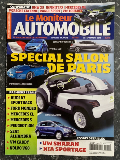 MAGAZINE LE MONITEUR Automobile N°1481 EUR 3,00 - PicClick FR