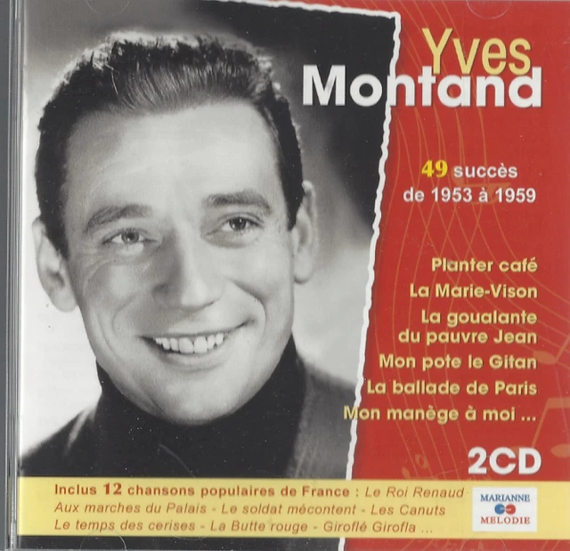 DOUBLE ALBUM CD Yves Montand 49 Succès Of 1953 A 1959 3042 $36.22 ...
