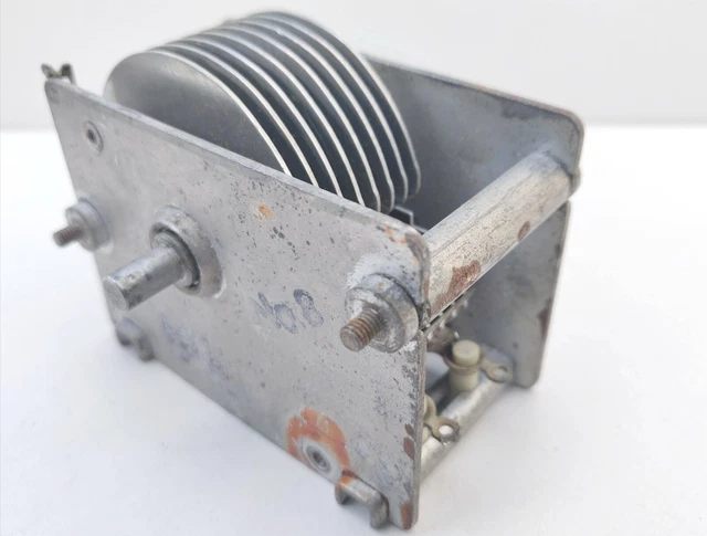 150PF 1KV VARIABLE CAPACITOR PLESSEY 10C/11062 AIR Ww2 MILITARY TUNER ...