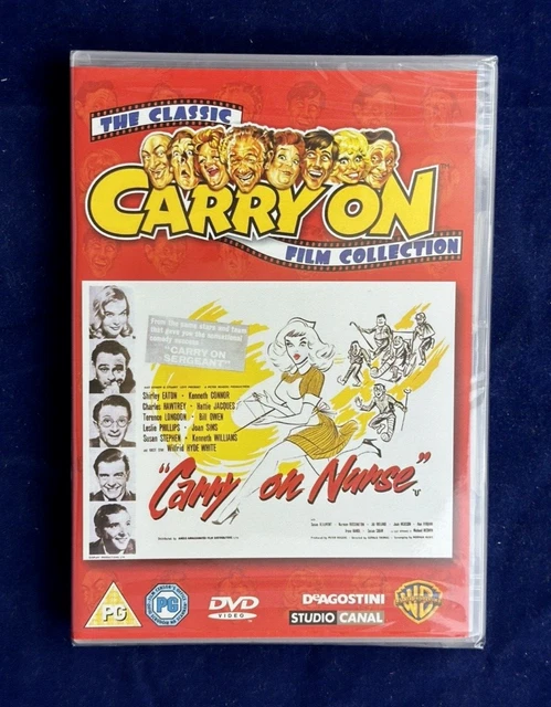 THE CLASSIC CARRY On Film Collection Carry On Nurse DVD 1959 DeAgostini ...