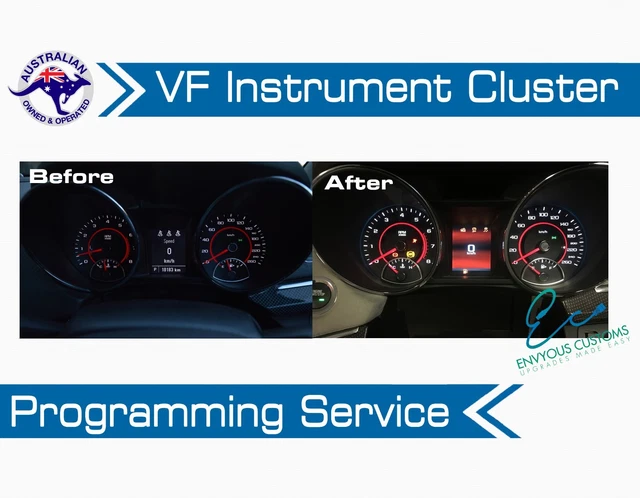VF HOLDEN CLUSTER Dash Programming Service Commodore Instrument Hsv Ve ...