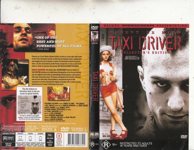 TAXI DRIVER-1976-[ROBERT DE Niro]-Columbia Tristar-Movie CT-DVD $24.95 - PicClick AU