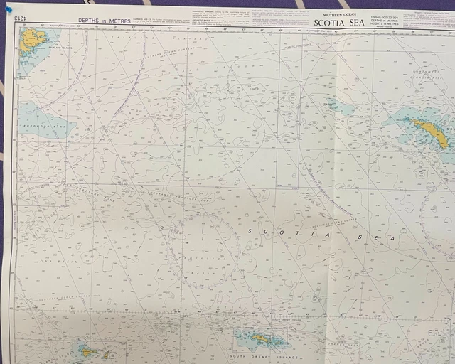 ADMIRALTY 4213 SOUTHERN OCEAN SCOTIA SEA Map Chart Maritime Genius ...