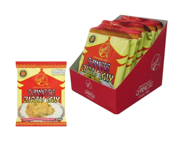 YEUNG'S GENUINE CHINESE Curry Mix Pack 220G (Case of 12) £24.99 ...