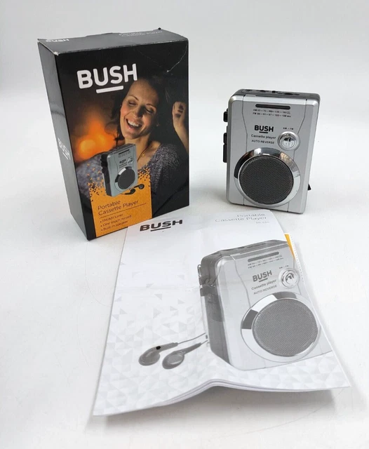 BUSH PORTABLE CASSETTE Player FM/AM Tuner Built In Speaker T2290 C3665 ...