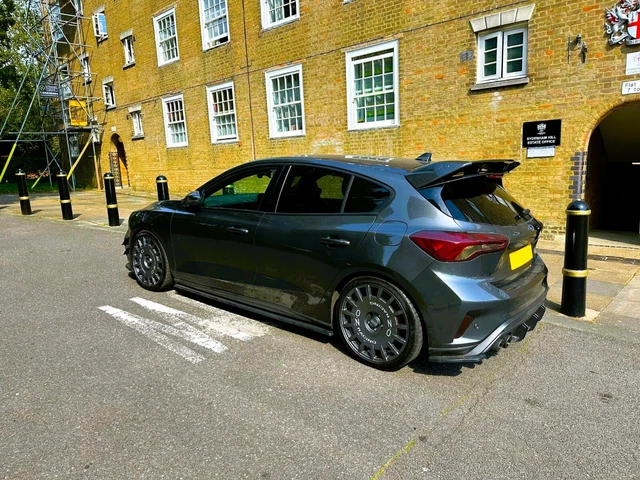 FORD FOCUS 'RS Style' Look ST MK4 MK4.5 Carbon Fibre Boot Roof Spoiler ...