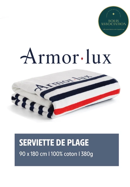 ARMOR LUX SERVIETTE De Plage 100% Coton 90x180cm Collection 2024 Limitée EUR 65,00 - PicClick FR