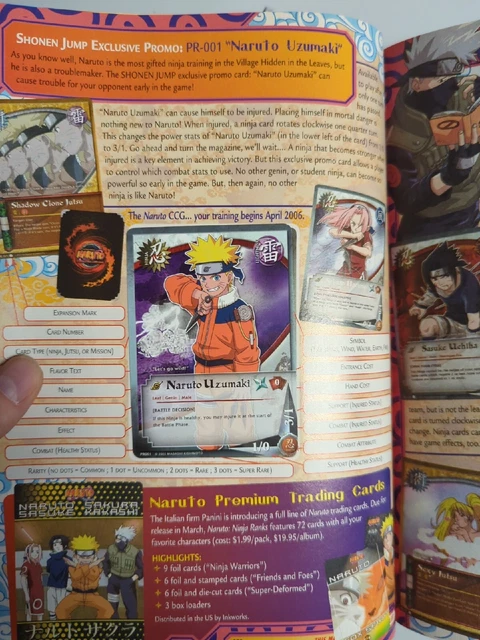 NARUTO CCG NARUTO Uzumaki PR001 SHONEN Jump Promo Card Mint Magazine ...