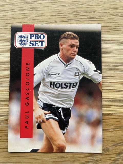 SET PROFESSIONALE CALCIO 1991-92, Carta Paul Gascoigne, Numero 232 EUR ...