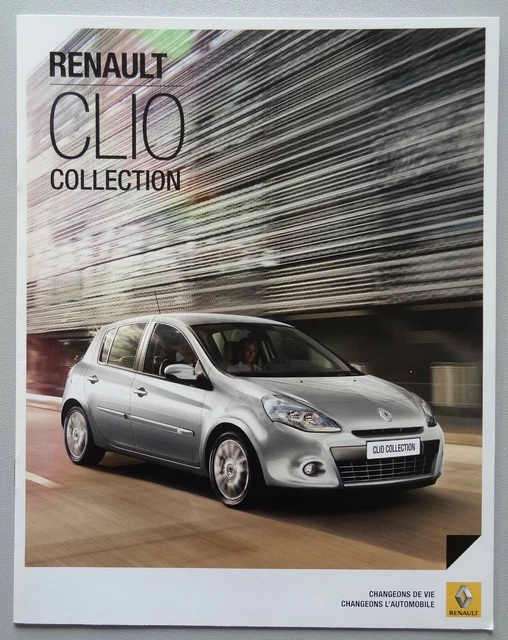 V15703 RENAULT CLIO MK3 PHASE 2 'COLLECTION' - CATALOGUE - 11/12 ...