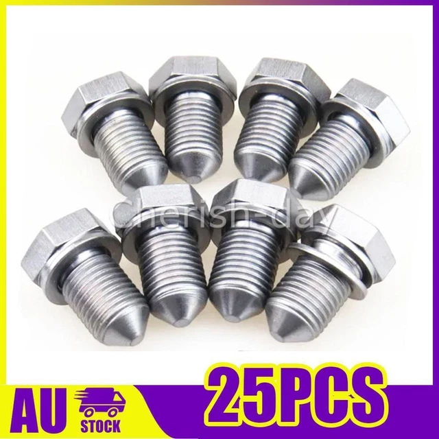25PCS NEW OIL Drain Sump Plug for Audi A4 A6 A8 Q5 Q7 TT Skoda VW Golf ...